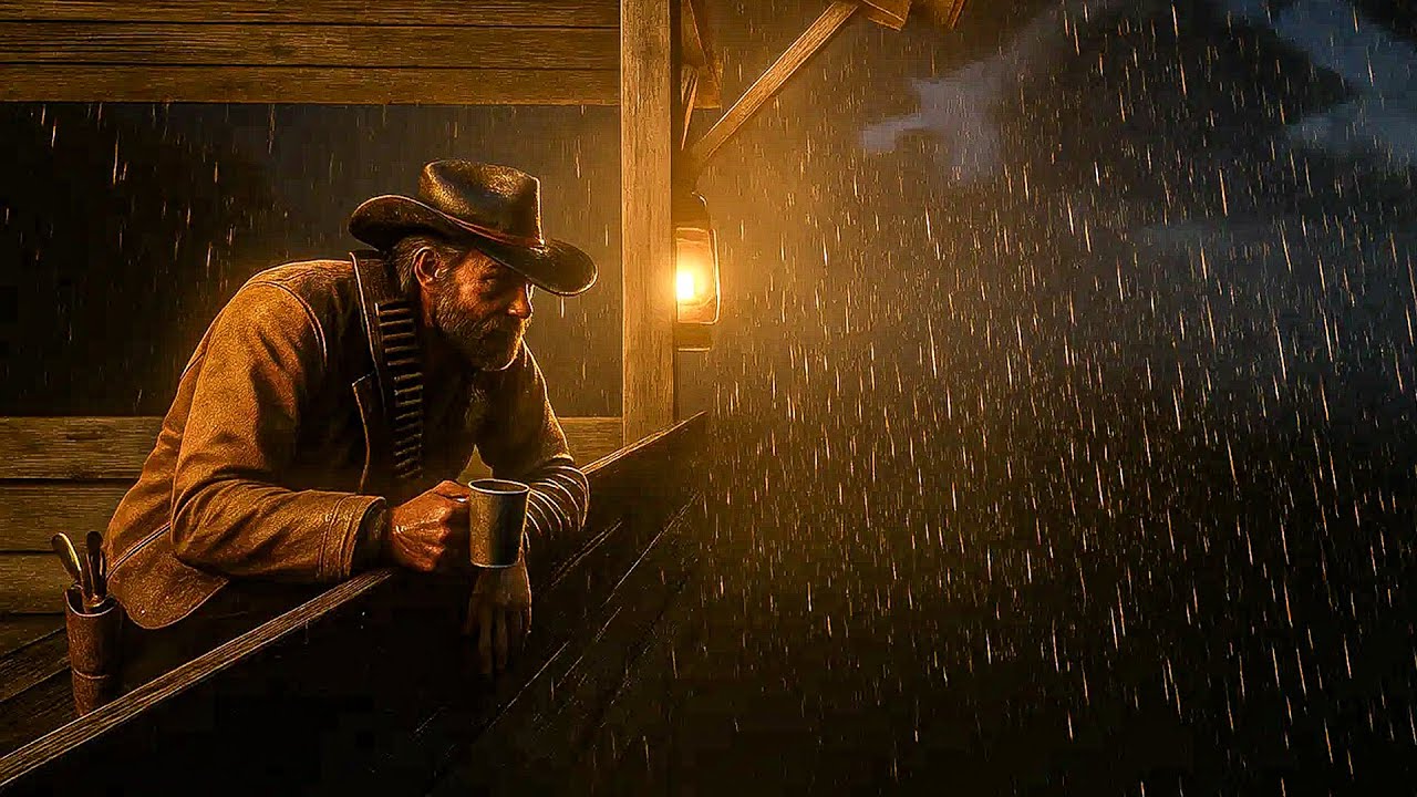 ASMR Rain Arthur Watches a Brutal Thunderstorm From an Abandoned Tower ...