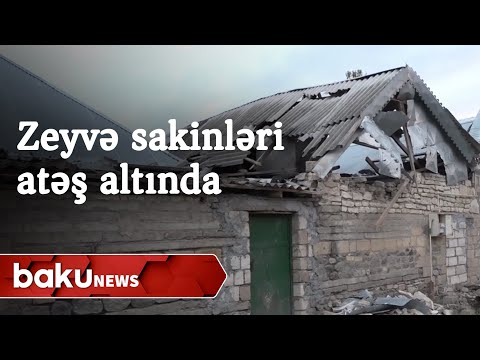 Goranboyun Zeyvə kəndi atəş altında - Baku TV