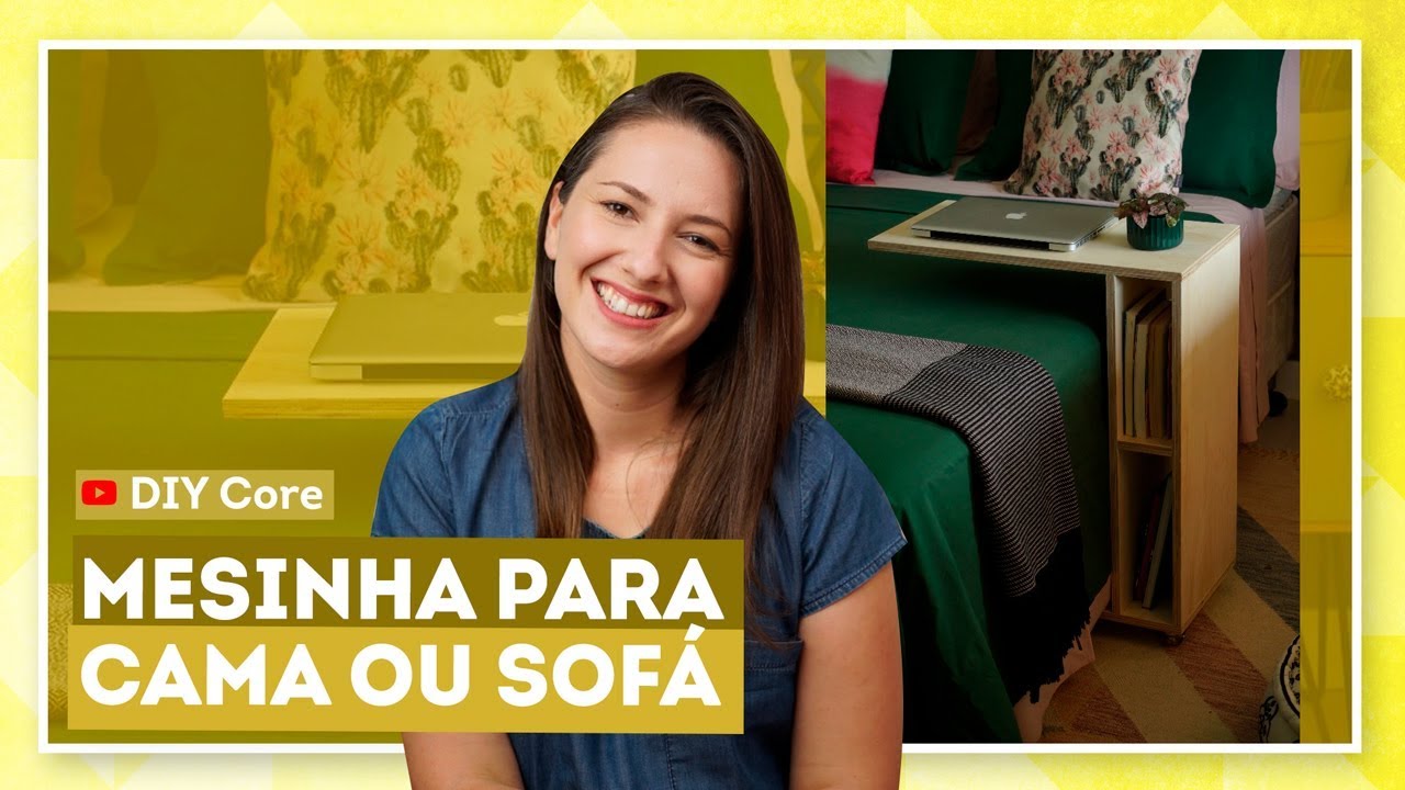 Como montar mesa de café na cama e apoio de notebook - YouTube