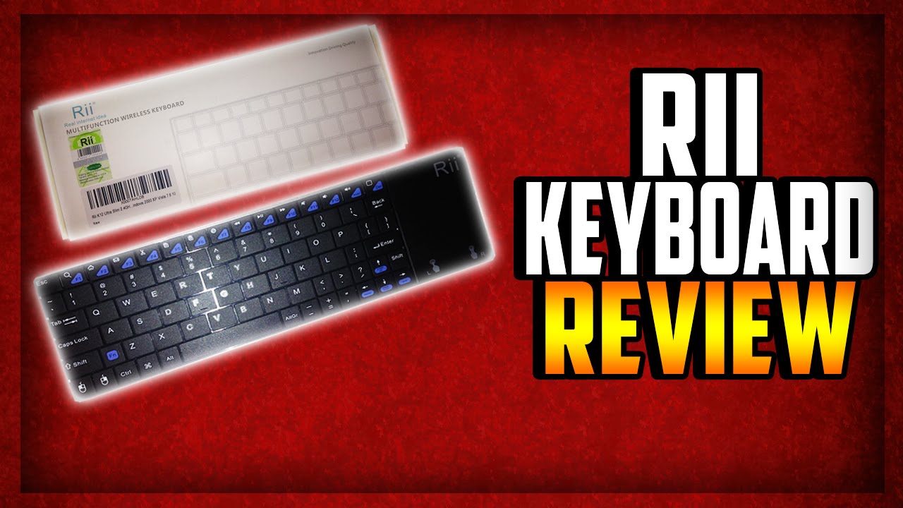 Rii Multifunction Wireless Keyboard Product Review! - YouTube