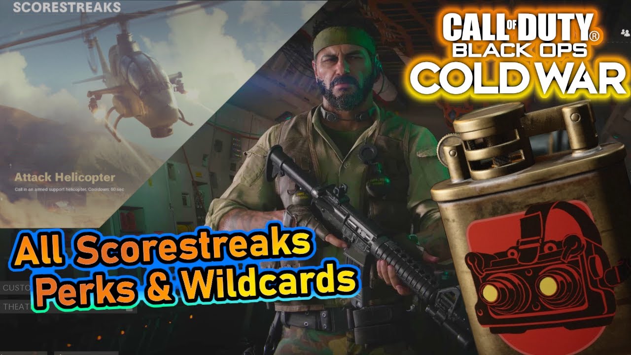 COD: Black Ops Cold War Beta - Scorestreaks, Perks, Wildcards, and ...