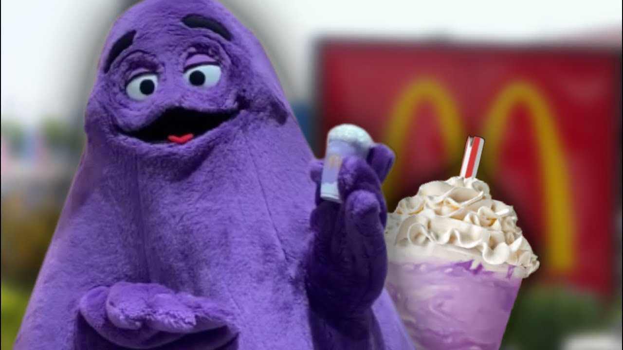 Grimace trying to grandma shake💜 - YouTube