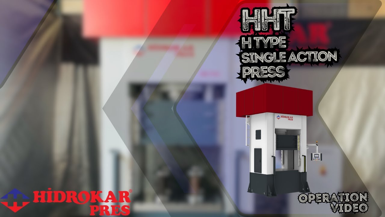 Hydraulic Workshop Typr Single Action Press - HHT model - Hidrokar Pres ...