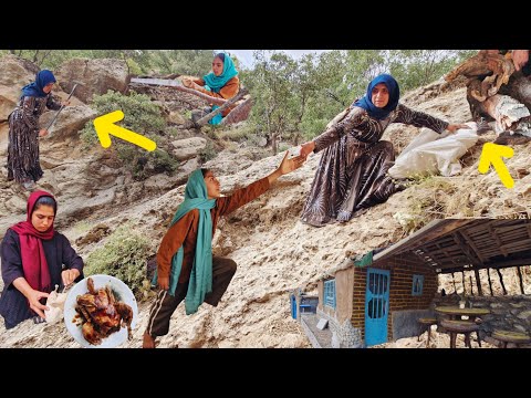 Battle for survival; climb the highest mountain cliffs to find water and firewood