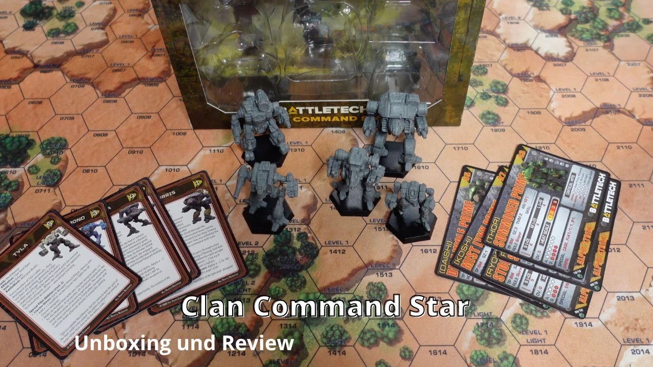 Battletech Clan Star Command Star - YouTube