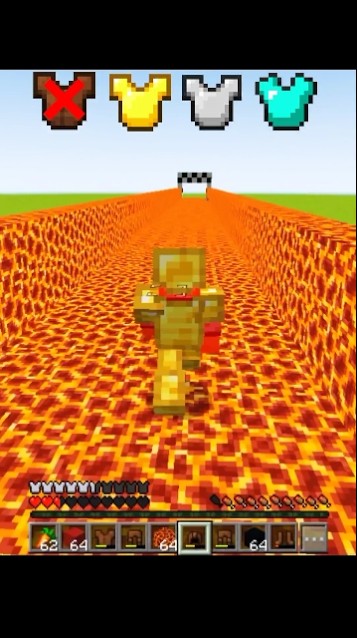 Minecraft: Magma vs Armor🤯 (Sigma Boy) #minecraft #shorts - YouTube