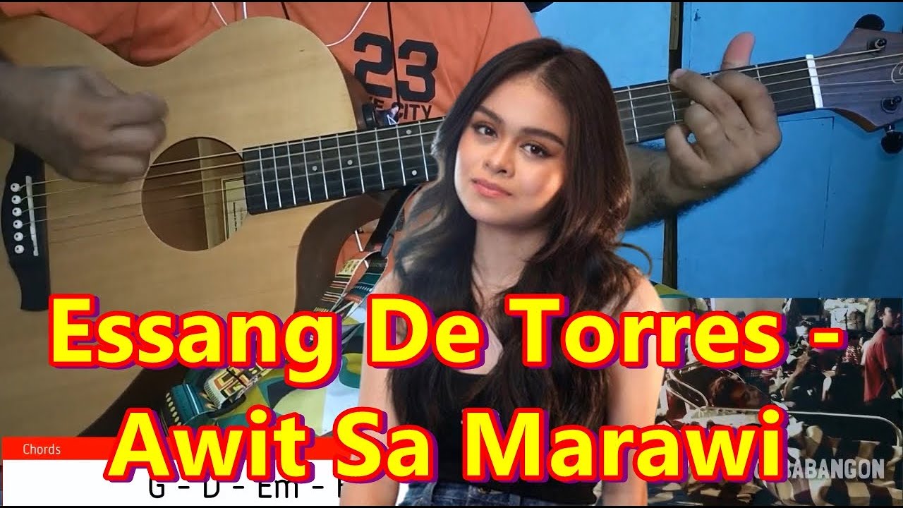 Essang De Torres - Awit Sa Marawi (Guitar Cover With Chords & Lyrics) - YouTube