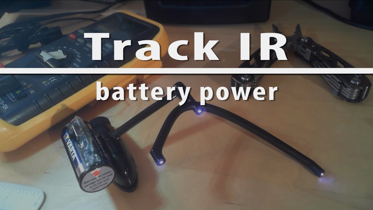 Battery powered TrackIR TrackClip Pro - YouTube