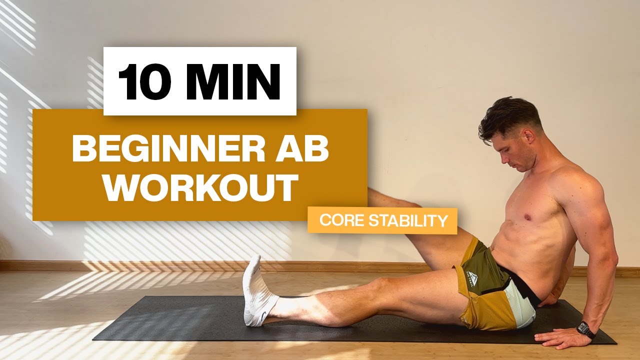 10 MIN | AB WORKOUT | BEGINNER | SIX PACK | HOME WORKOUT | +1 MIN ...