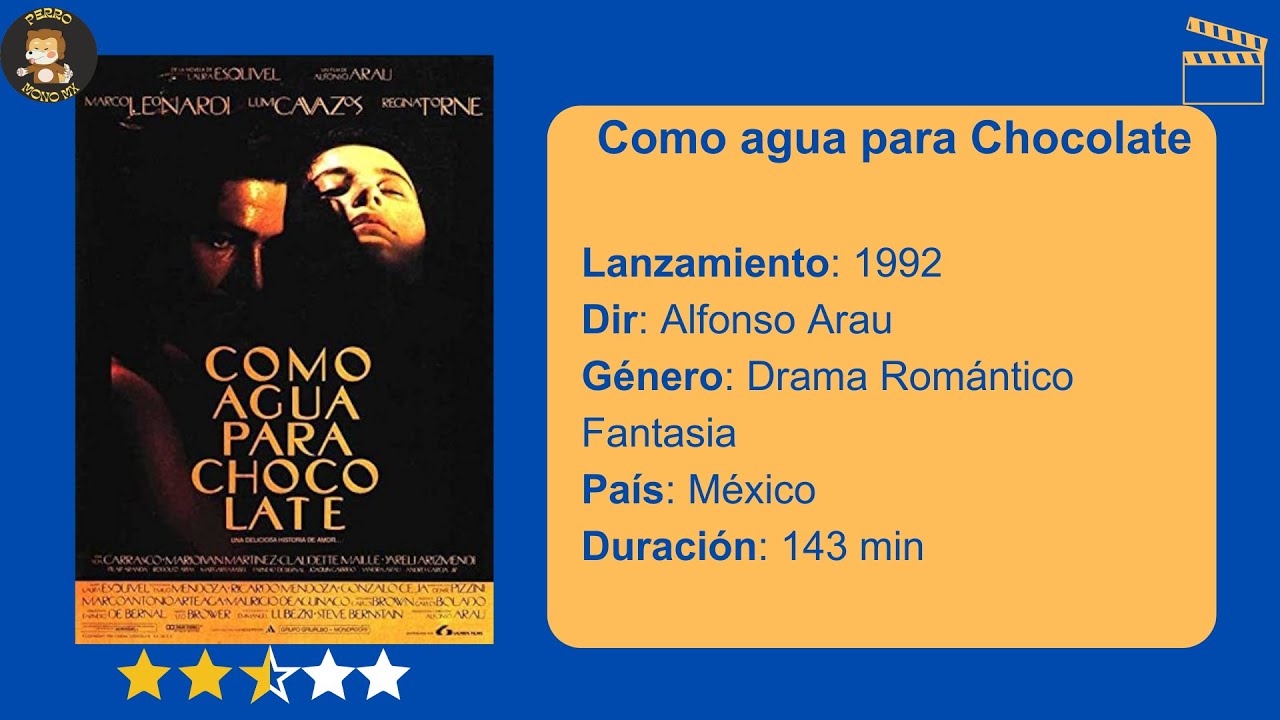Reseña y Resumen Película: (1992) Como agua para chocolate - YouTube