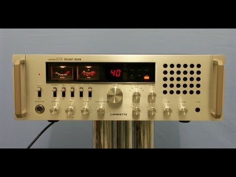 LAFAYETTE Telsat 805B CB-HAM-Radio by Cybernet - YouTube