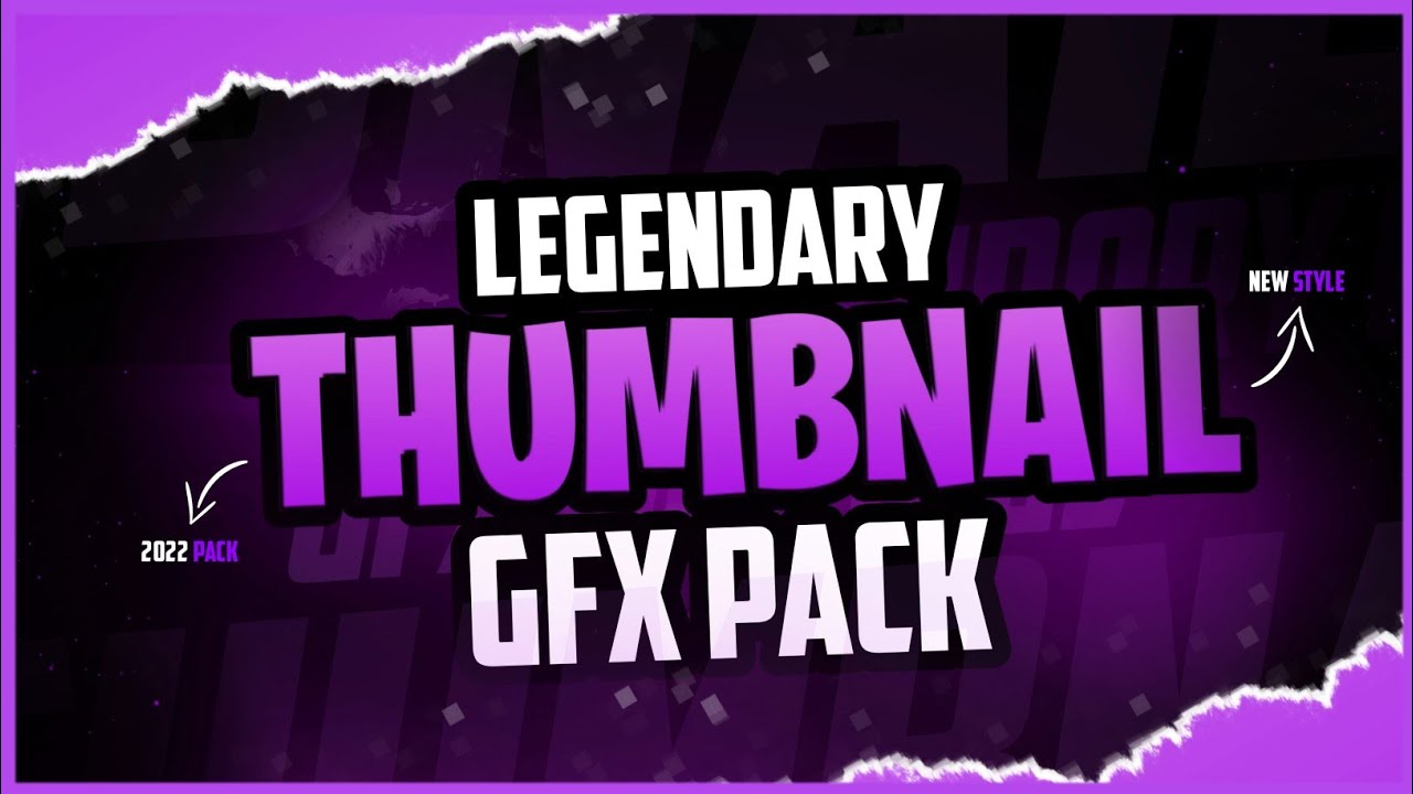 LEGENDARY THUMBNAIL GFX PACK || ANDROID/PC || FOR FREE USE || NITZER⚡ ...