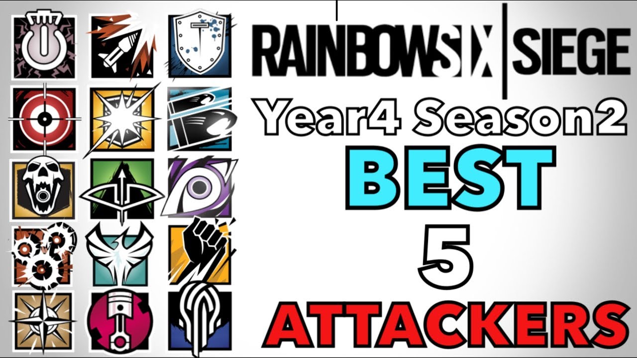 BEST Attacking Operators in Rainbow Six Siege | Year 4 Season 2 - YouTube