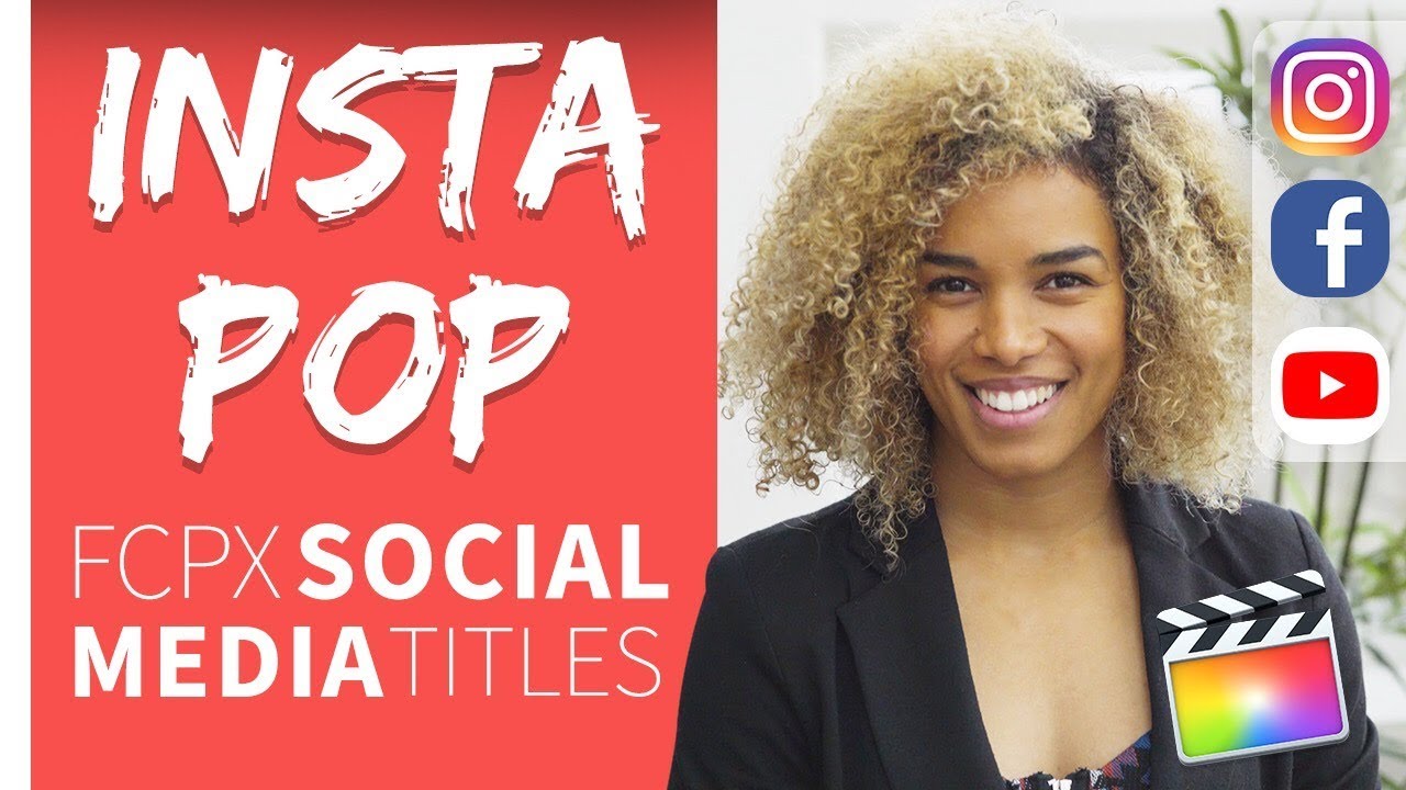 Insta Pop Social Media Templates for FCPX - YouTube