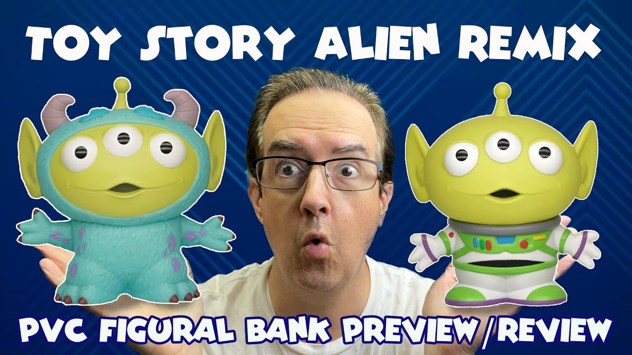 Monogram Disney Toy Story Alien Remix PVC Bank Preview and Review - YouTube