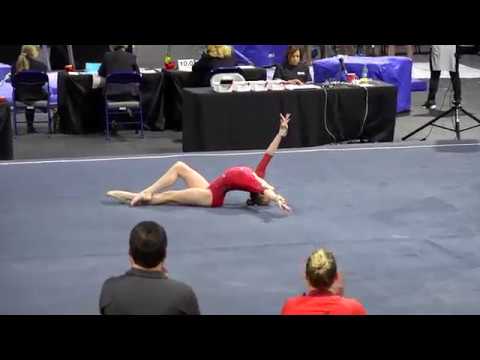 Whitney Bjerken | 2019 USA Gymnastics Region 8 Level 10 Championships | Floor Exercise 9.550