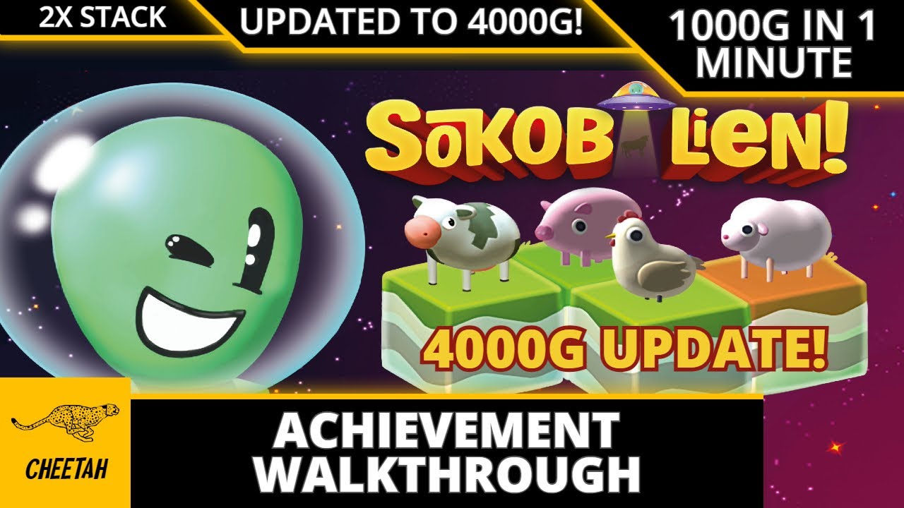 Sokobalien - UPDATED TO 4000G! Achievement Walkthrough (1000G IN 1 ...