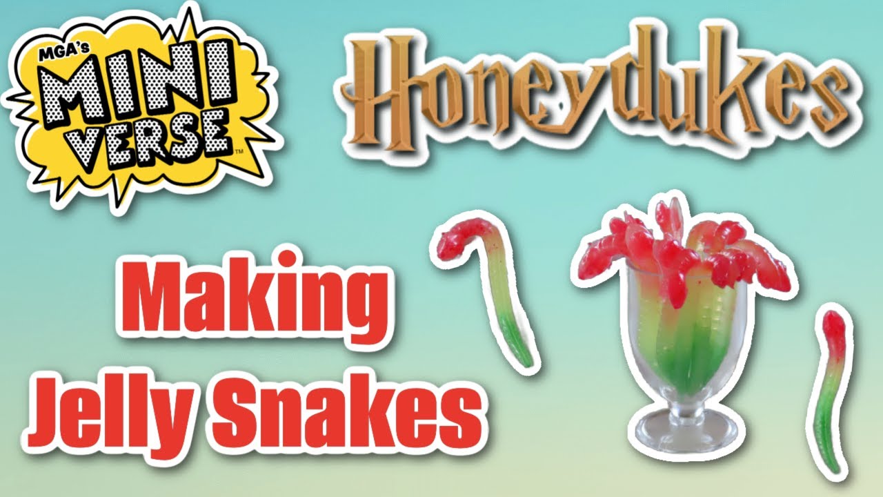 Miniverse Harry Potter Honeydukes Series - Making Candy Jelly Snakes ...