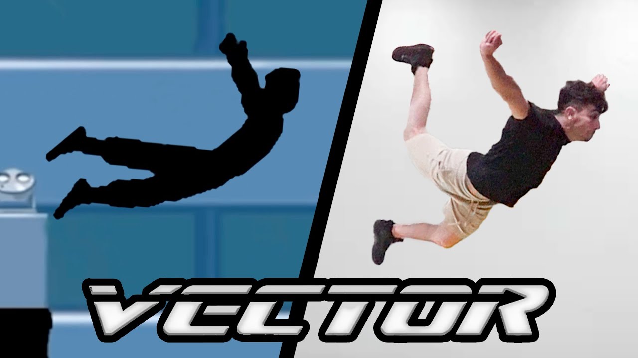 Trucos de Vector en la vida real | Juego de parkour - YouTube