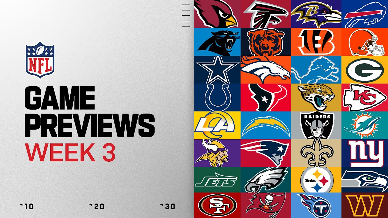 NFL Week 3 Game Previews - YouTube