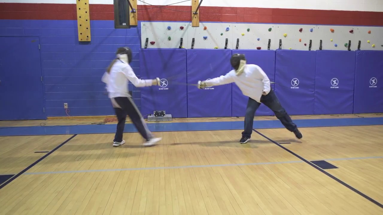 Fencing in 4k - YouTube