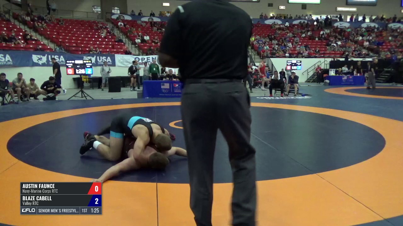 97 Rd of 16 - Austin Faunce (Navy-Marine Corps RTC) vs. Blaze Cabell ...