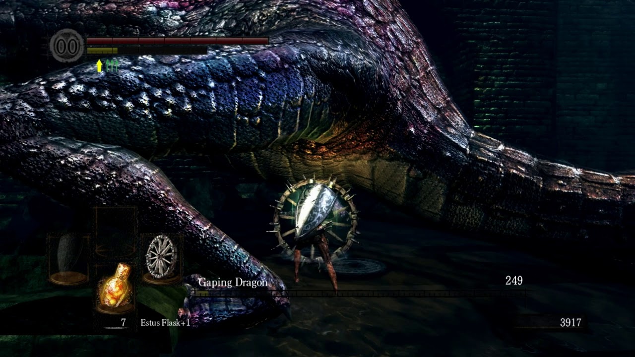Dark Souls Bonewheel Shield Only Run All Bosses - YouTube