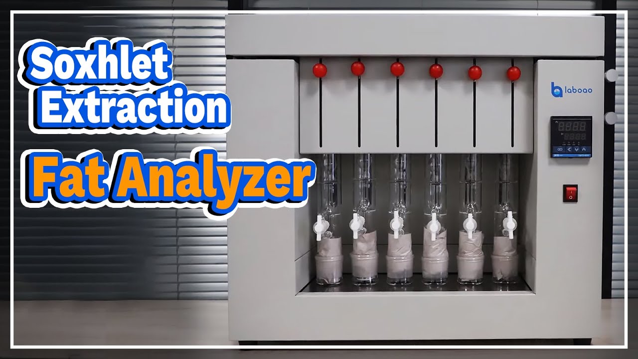 Soxhlet Extraction Fat Analyzer - LABOAO - YouTube