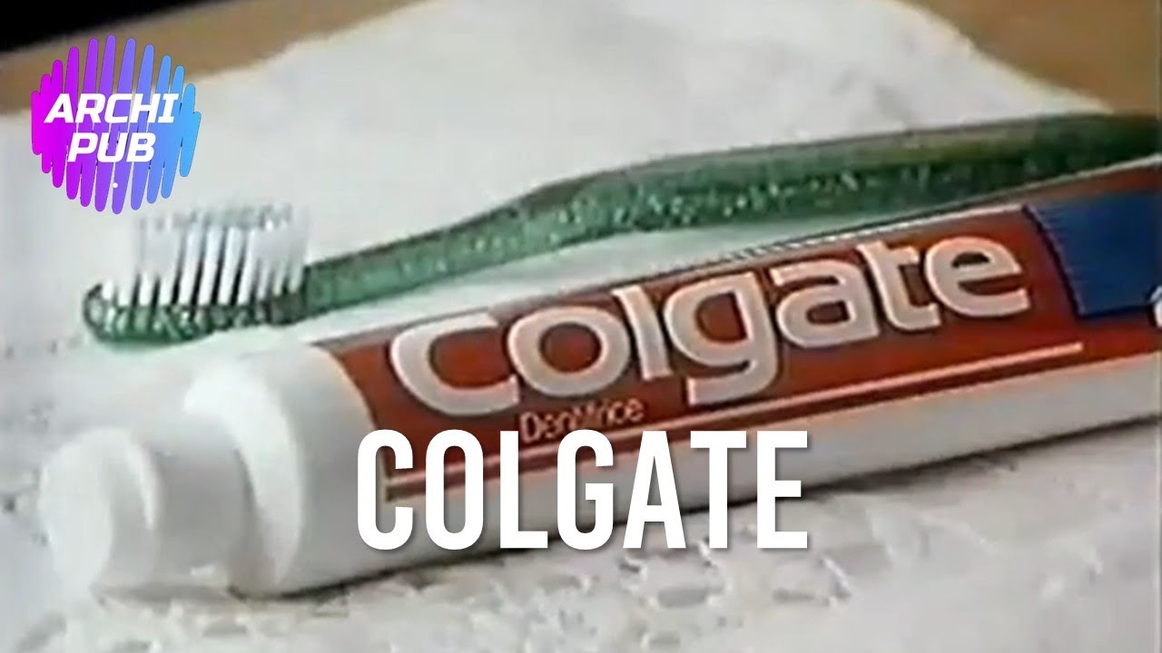 Publicité dentifrice Colgate bi-fluor et calcium - 1991 - YouTube