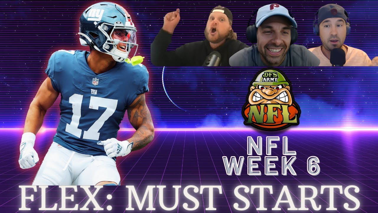 Unlock Your Fantasy Football Potential: NFL WEEK 6 FLEX PLAYS - YouTube