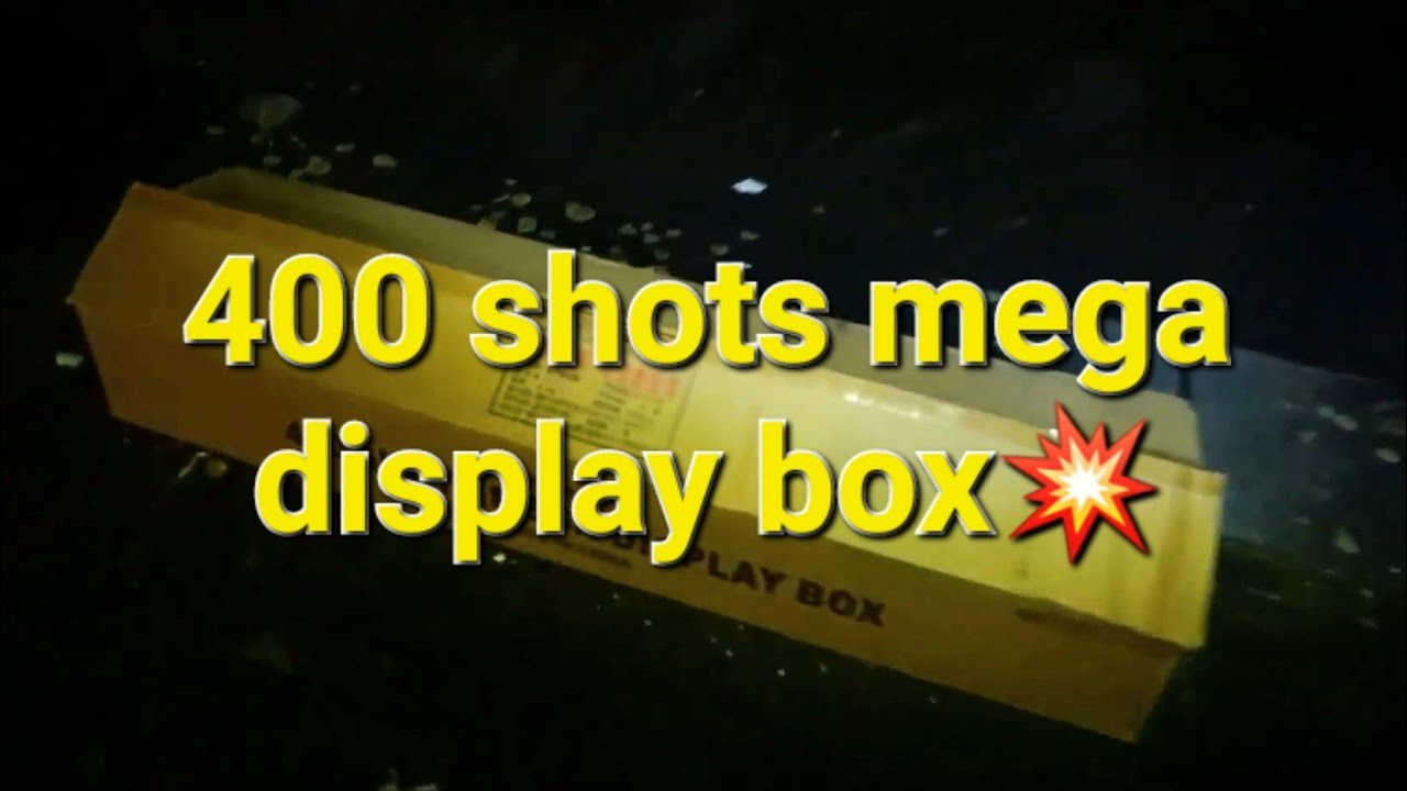 400 Shots Mega Display box💥Magnum vuurwerk. - YouTube