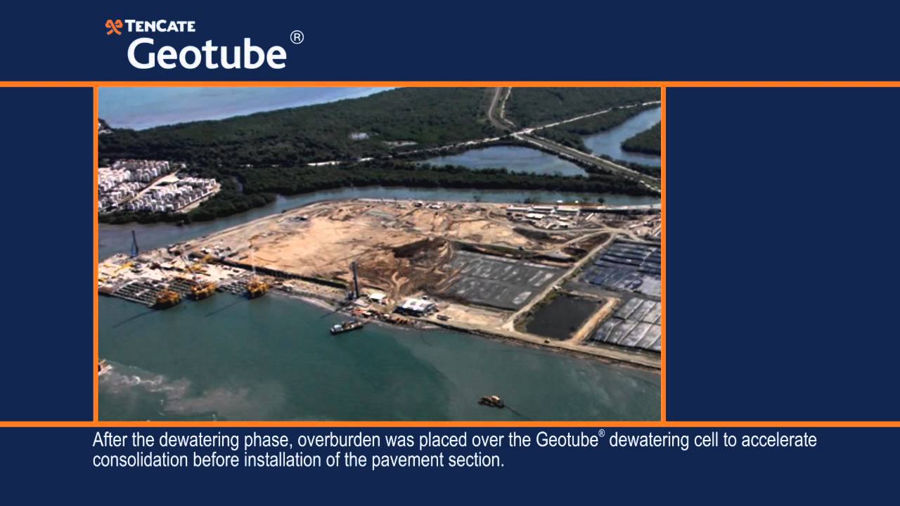 TenCate Geotube® Project Profile: Embraport, Brazil - YouTube