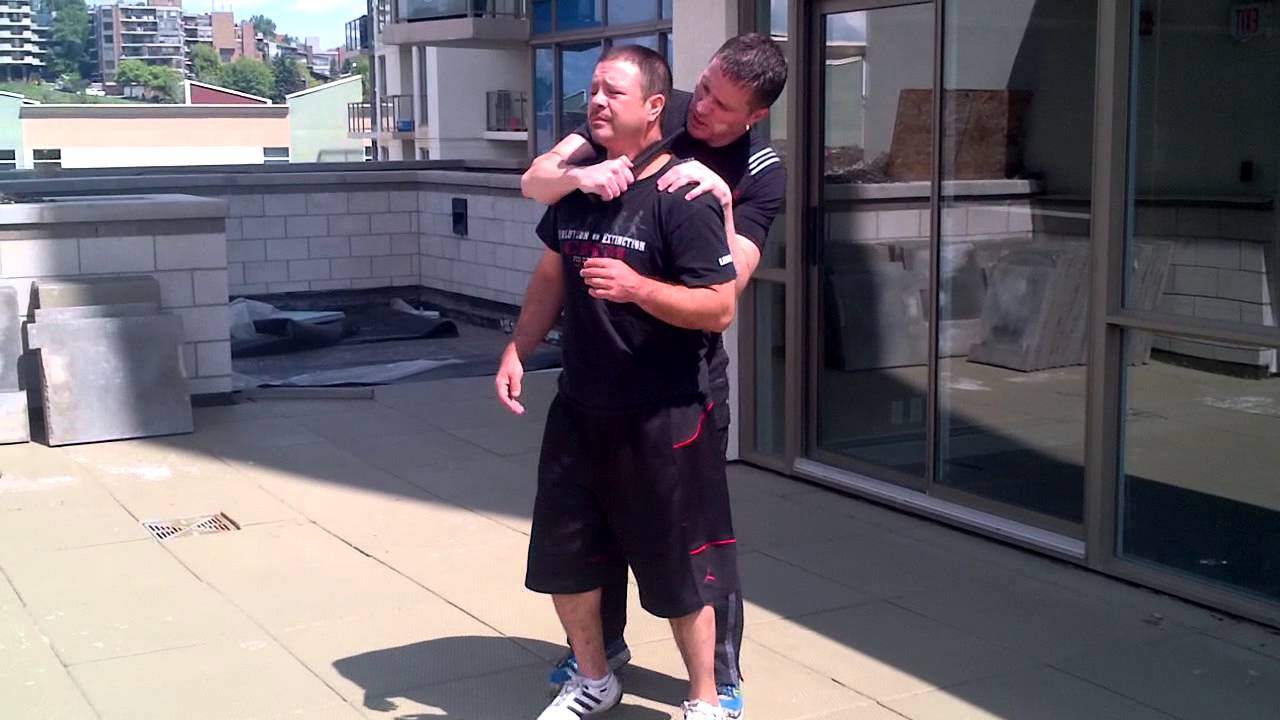 Hostage style knife to throat by Practical Tactical - YouTube