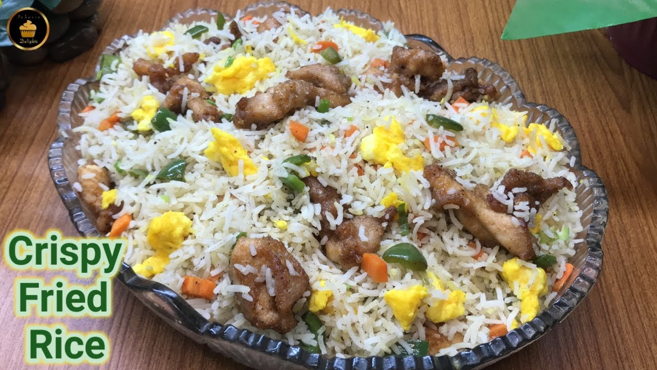 Crispy Fried Rice Recipe | Egg Fried Rice Recipe | Chinese Fried Rice ...