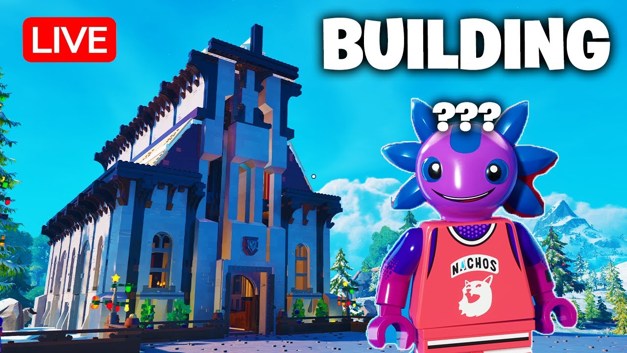 🔴 LIVE | Building a Church in Friends LEGO Fortnite Worlds! - YouTube