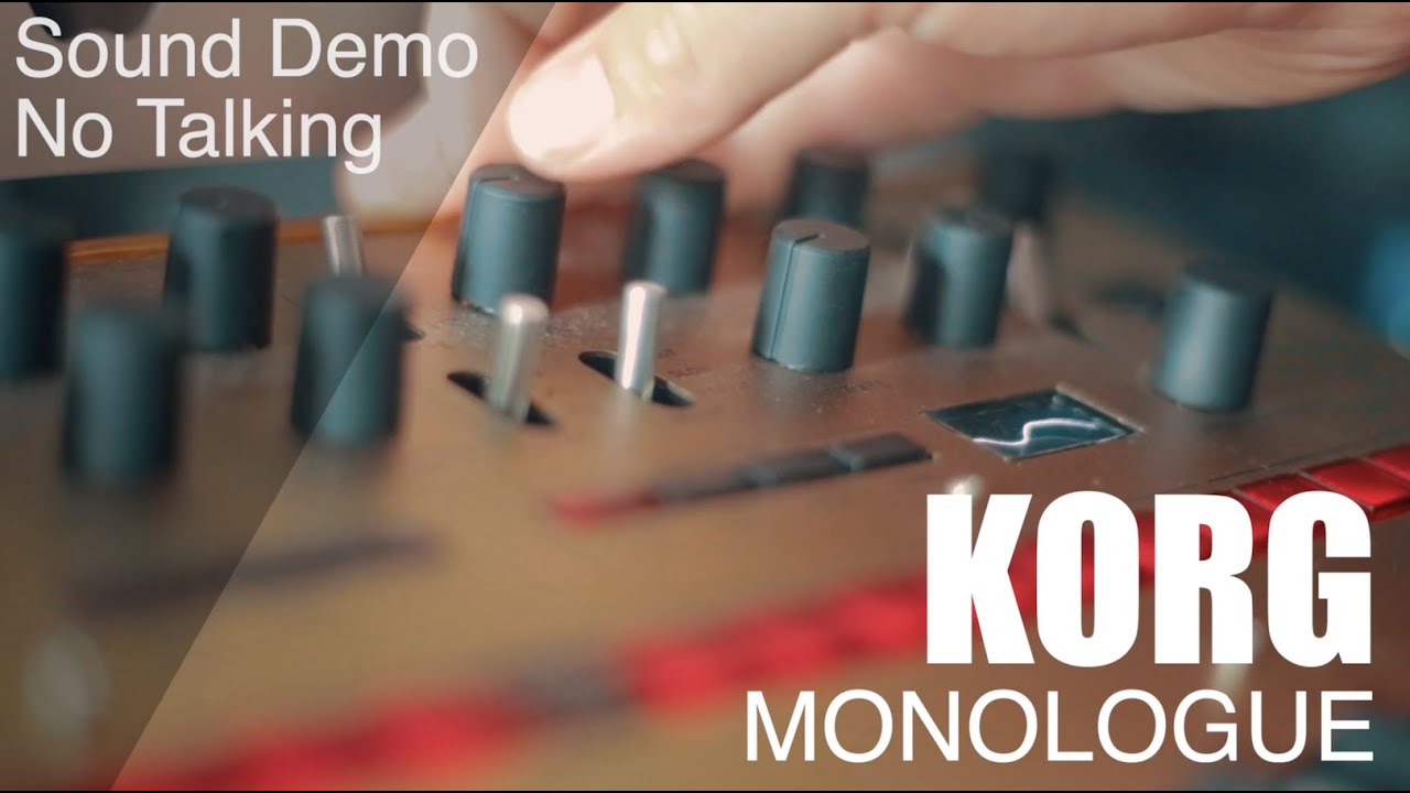 Korg Monologue Sound Demo with effects - No Talking - YouTube