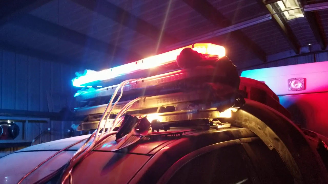 3 of 4 CODE 3 LED X 2100 Lightbars test completion - YouTube