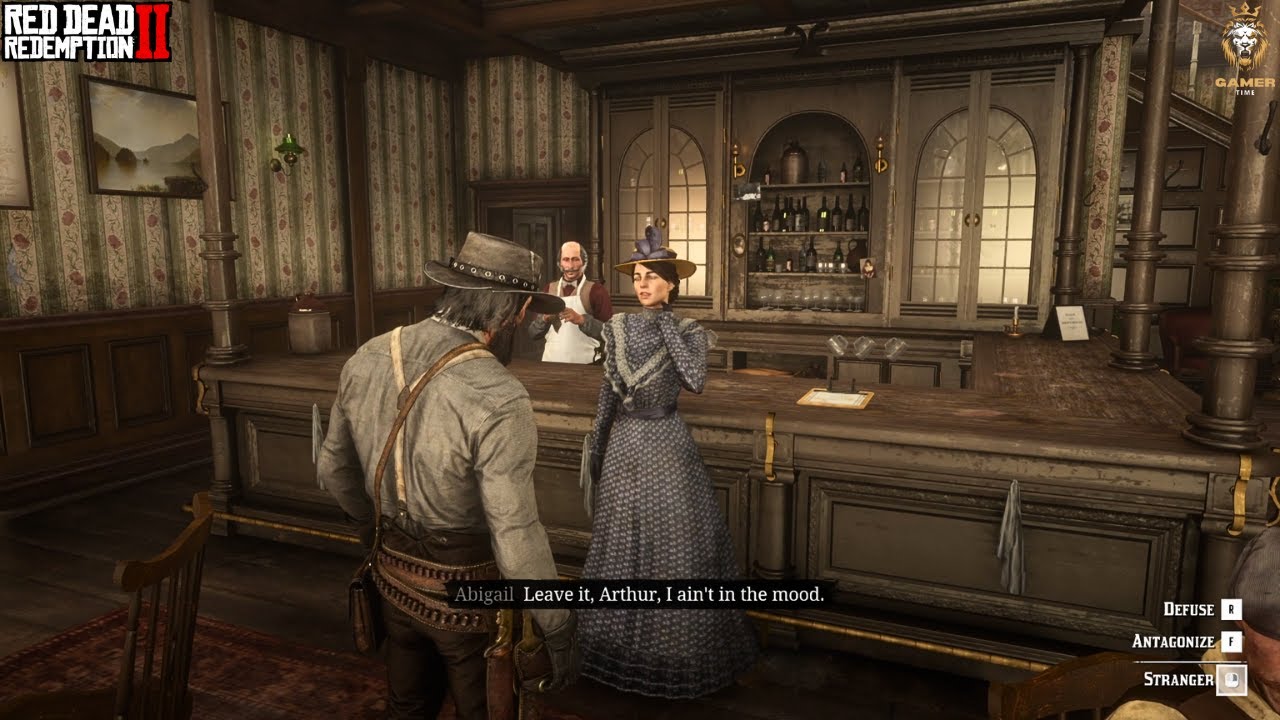 RDR2 - Abigail isn't as innocent as he looks. - YouTube