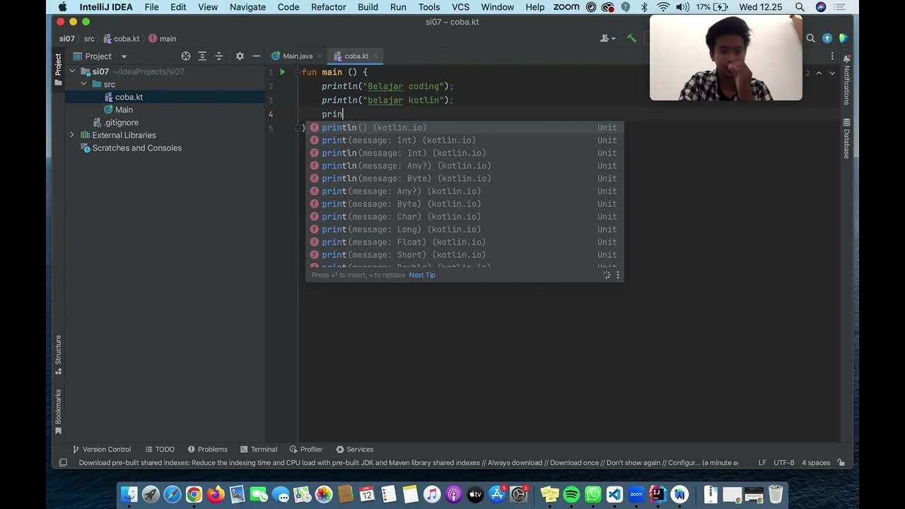 Sintak Dasar Kotlin - YouTube