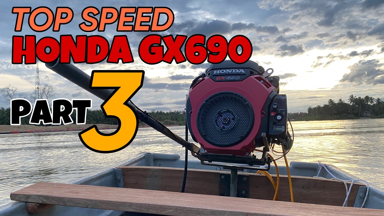 Top speed honda gx690 part 3 | dah nak dapat full speed, tapi cable ...