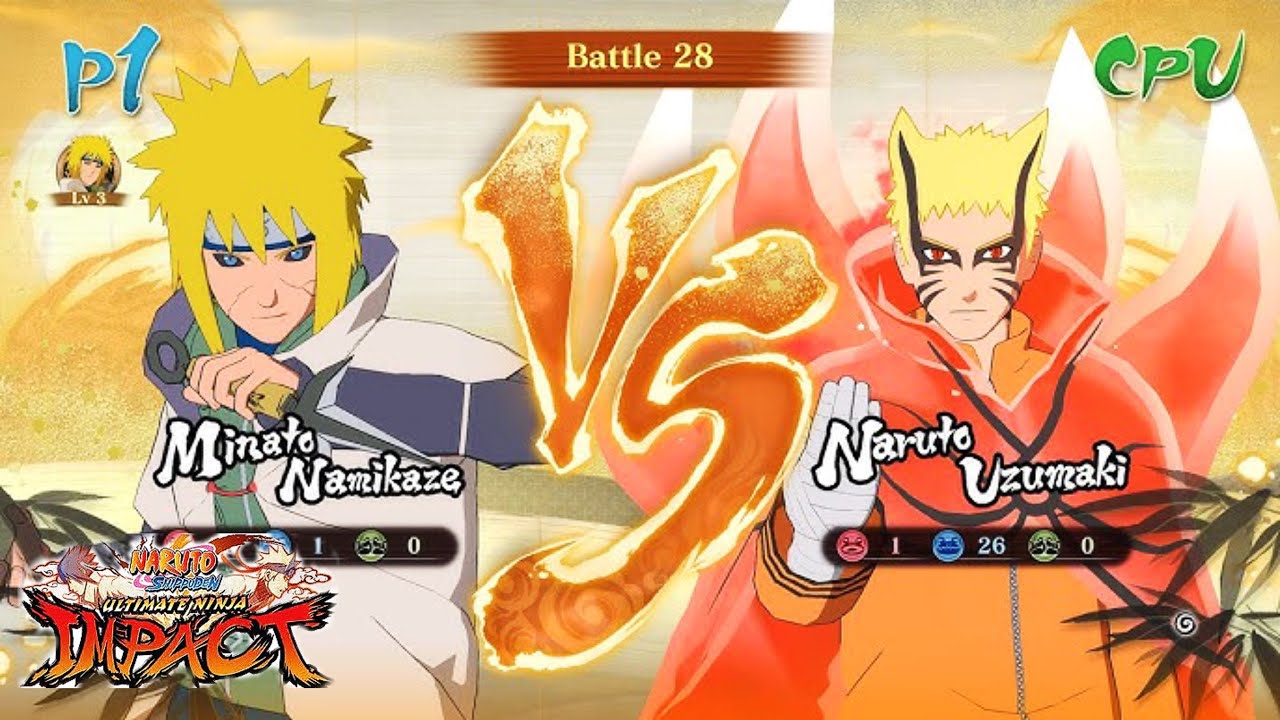Minato Namikaze VS Naruto😨 Battle | Naruto Shippuden - Ultimate Ninja Impact | #naruto - YouTube