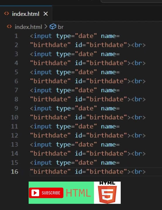 Html Input Date Learn Htmlcode Code Html Coding Coder Webdesign