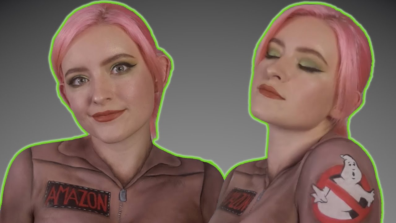 Ghostbusters Inspired Makeup | Bodypainted Uniform - YouTube
