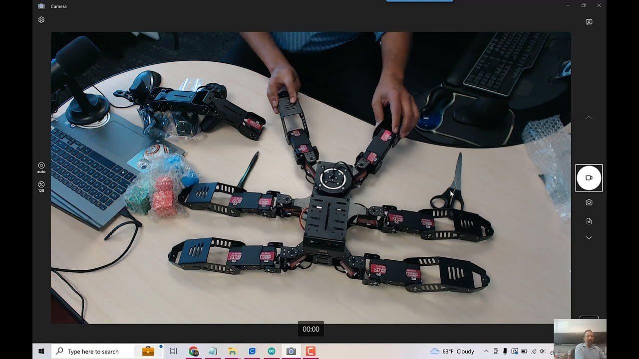 HiWonder Unboxing the Huge SpiderPi Pro Hexapod Robot with arm AI Vision Python Raspberry Pi ...
