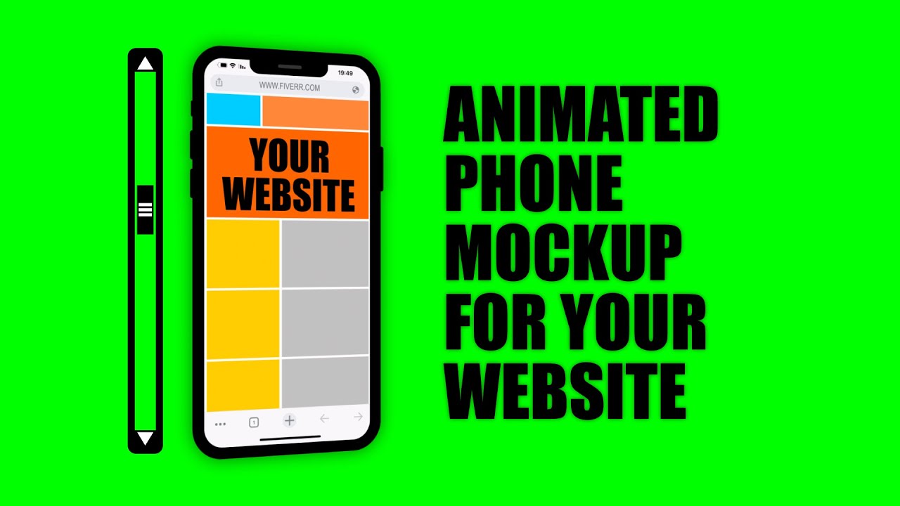 Animated Phone Mockup For Your WebSite For Your Videos - YouTube