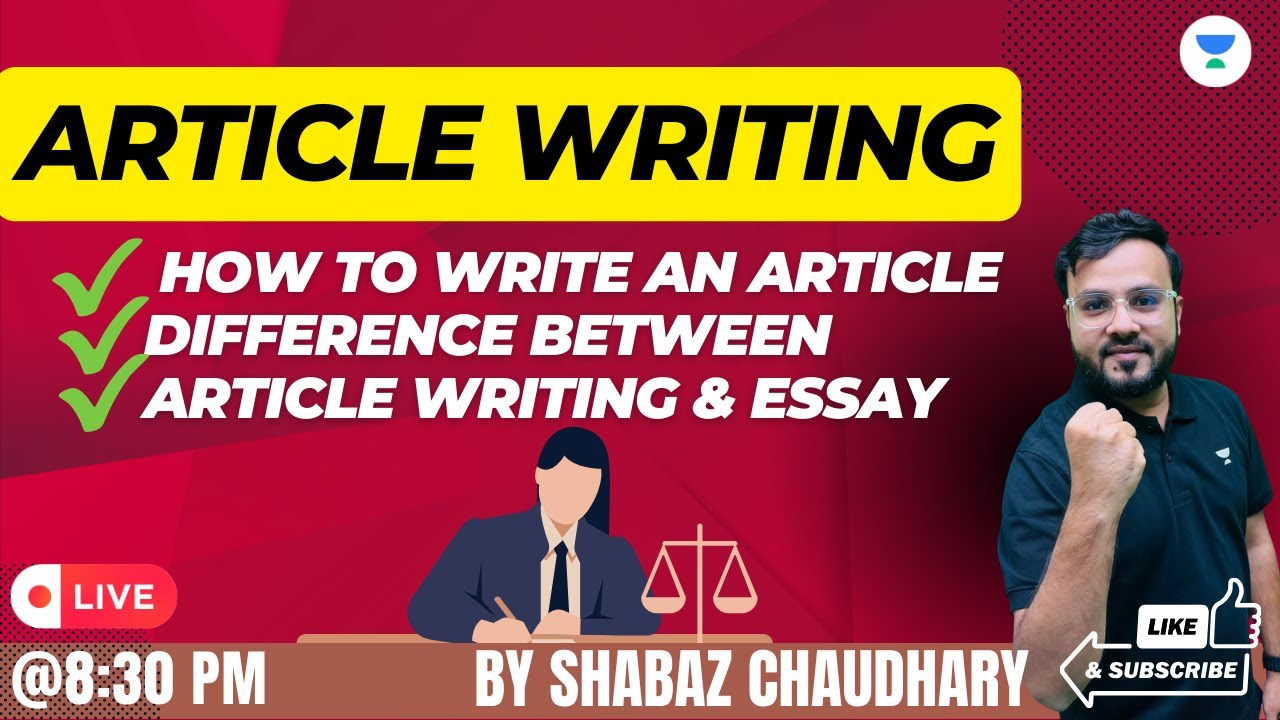How to Write an Article | Difference Between Article Writing & Essay ...