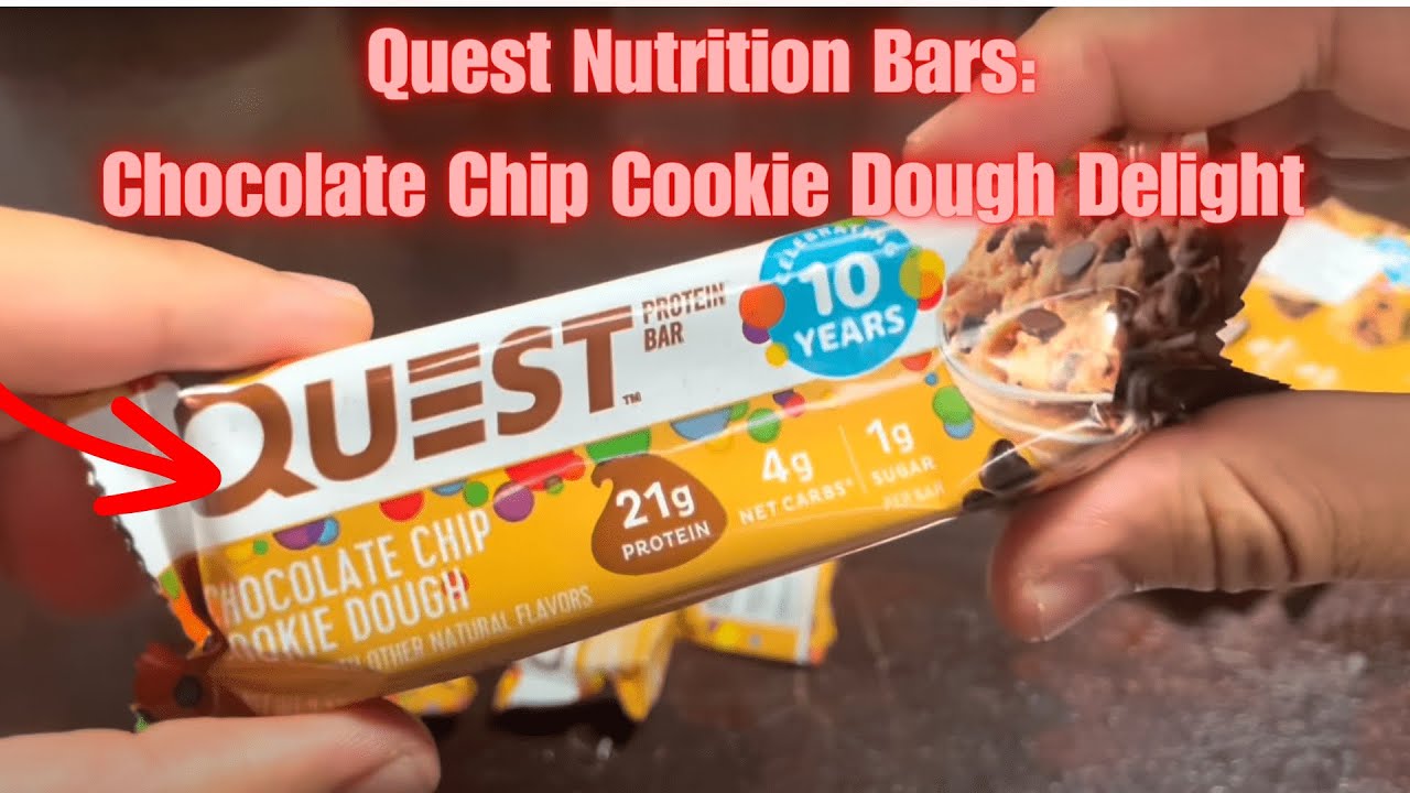 My Favorite Snack as a Bodybuilder - Quest Cookie Dough Protein Bars ...
