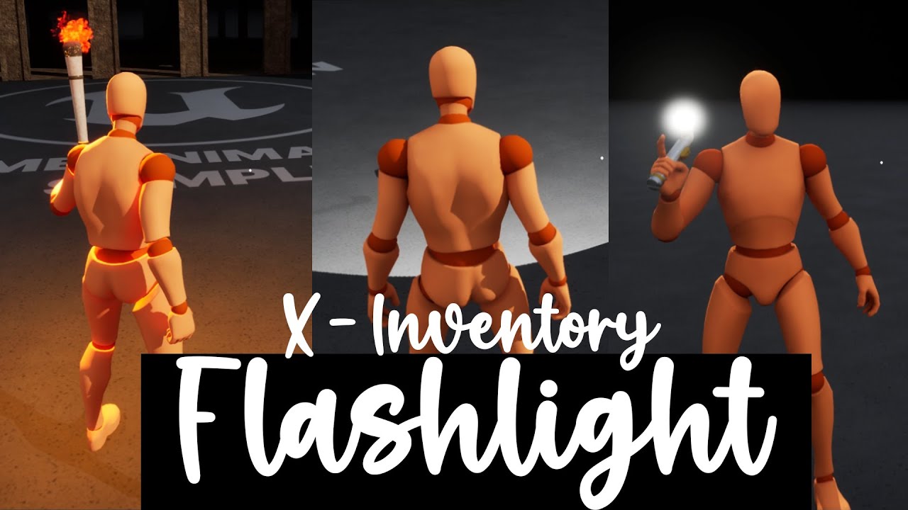 X - Game Animation Sample | Inventory Flashlight - YouTube