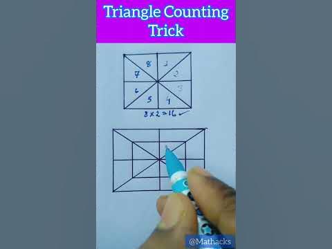 Counting Figures Reasoning Trick | Triangle Counting Reasoning Trick ...