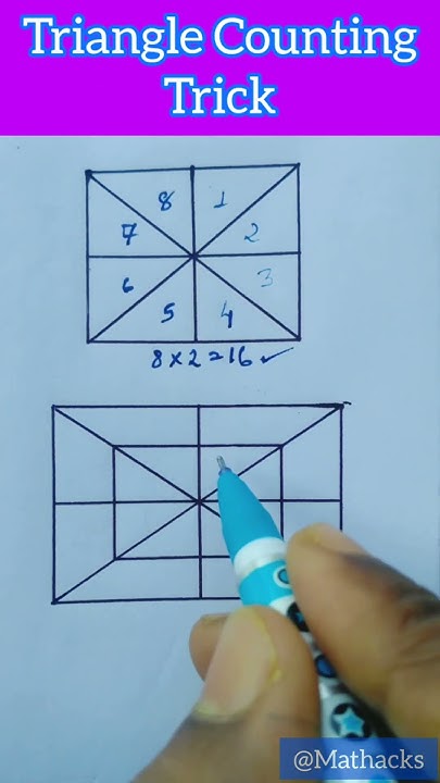 Counting Figures Reasoning Trick | Triangle Counting Reasoning Trick|How to count Triangles # ...